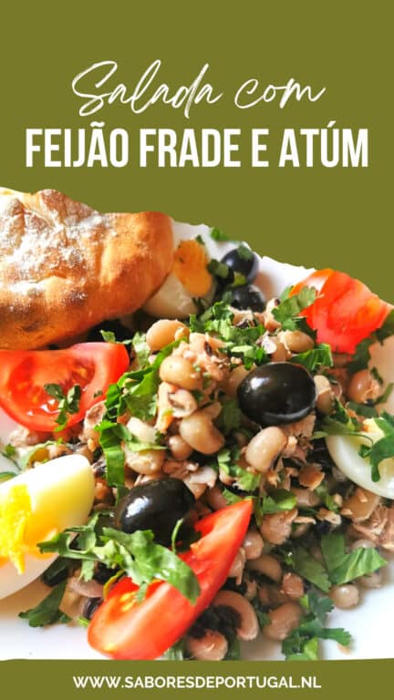 Salada com feijão frade e atúm - Sabores de Portugal